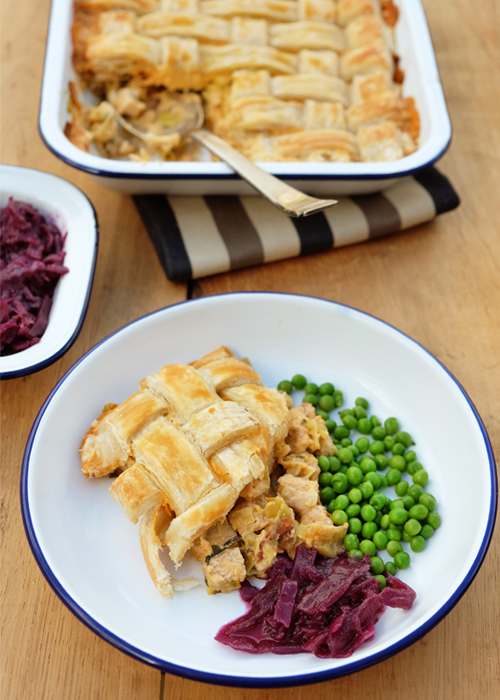 Quorn and Cheese Lattice Pie - Vegetarian Society