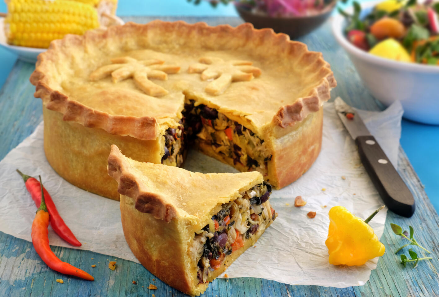 Warming Spinach and Jackfruit Pie - Vegetarian Society