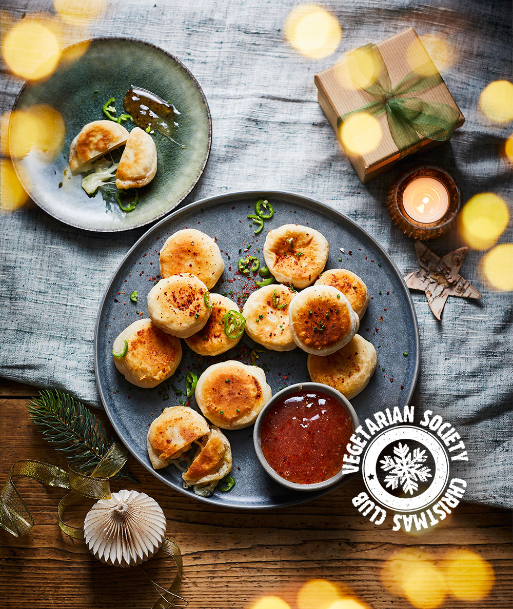 Stilton and Mozzarella Stuffed Dough Balls with Quince Dip - Vegetarian ...
