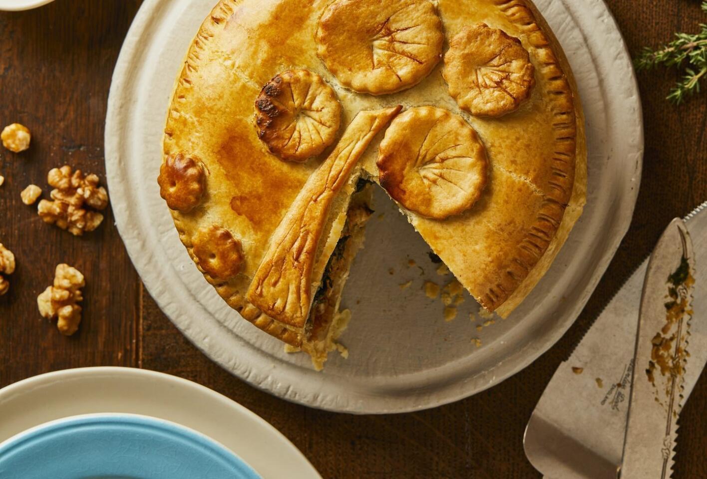 Earth Day Pie with Celeriac, Horseradish, Apple, Squash and Spinach ...