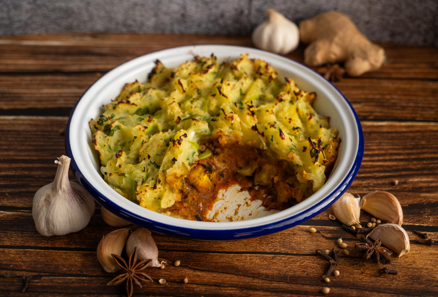 Goan Curry Inspired Vegan Fish Pie - Vegetarian Society