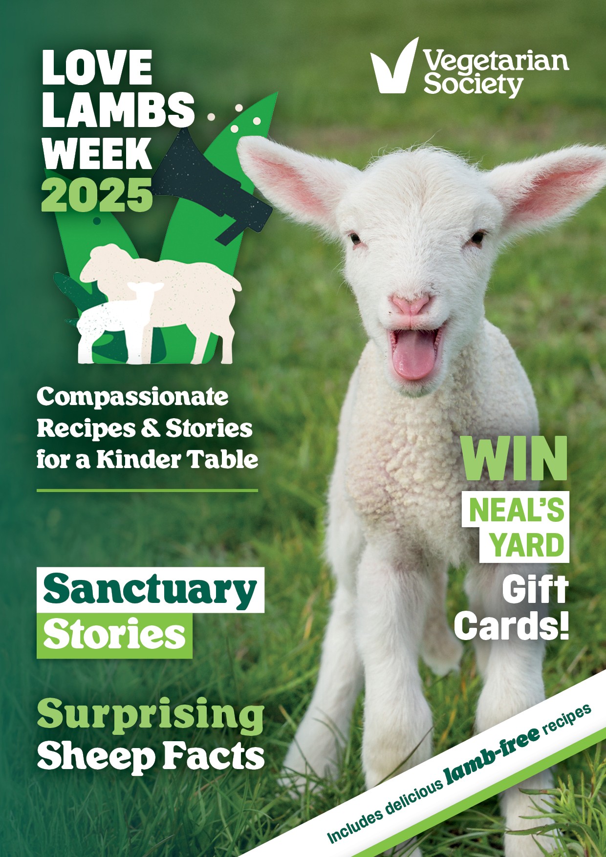 Love Lambs Week 2025 - Thank you for signing up! - Vegetarian Society